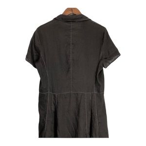 Nygard Collection | Dresses | Nygard Collection Dark Brown Short Sleeve ...